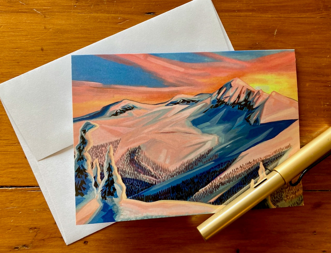 Midwinter Magic - Greeting Card (Single) – Abby Wilson Art
